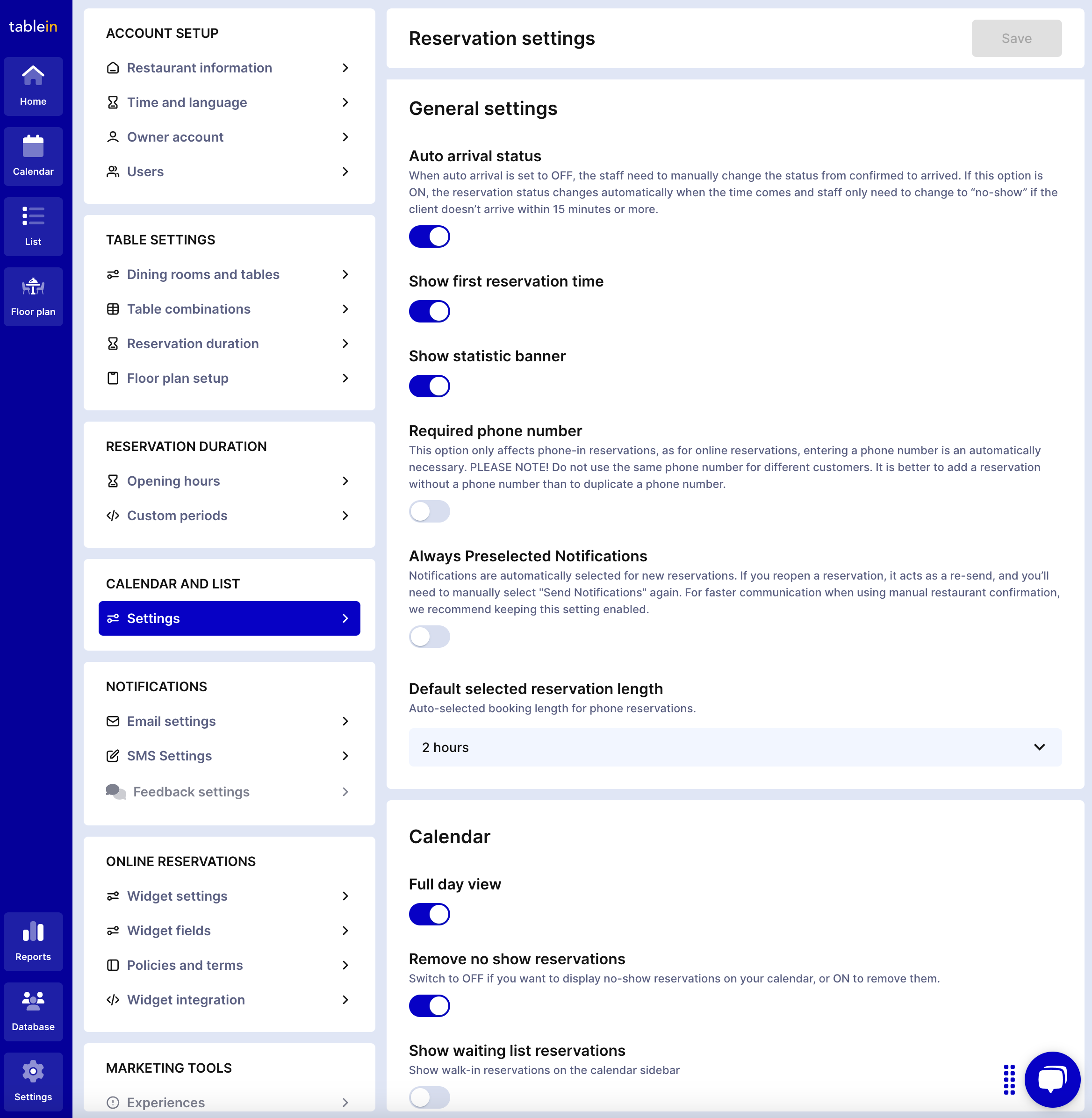 Table Booking System For Small Restaurants (recommended) | Tablein